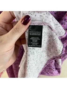 AFRM | Dresses | Afrm X Revolve Zelda Floral Maxi Dress In Lilac Ditsy ...